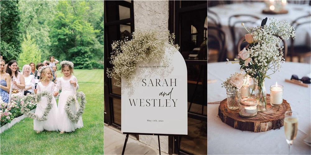 21 Simple Yet Elegant Baby's Breath Wedding Decoration Ideas – Amazepaperie